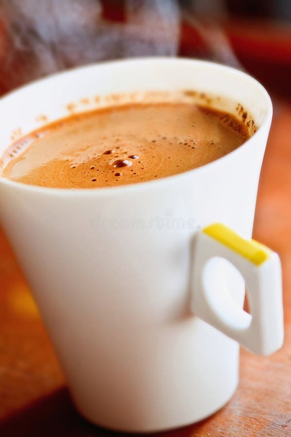 Close up coffe cup stock image. Image of table, coffee - 9850669