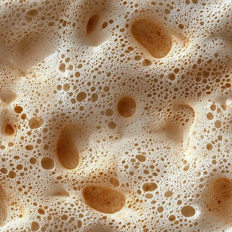 Close-up of Coffee Foam Texture with Different Sizes of Bubbles and ...