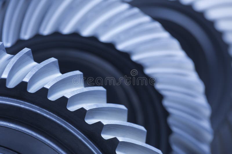 Close-up of Cog Wheels in an Engine or Machine Stock Photo - Image of ...