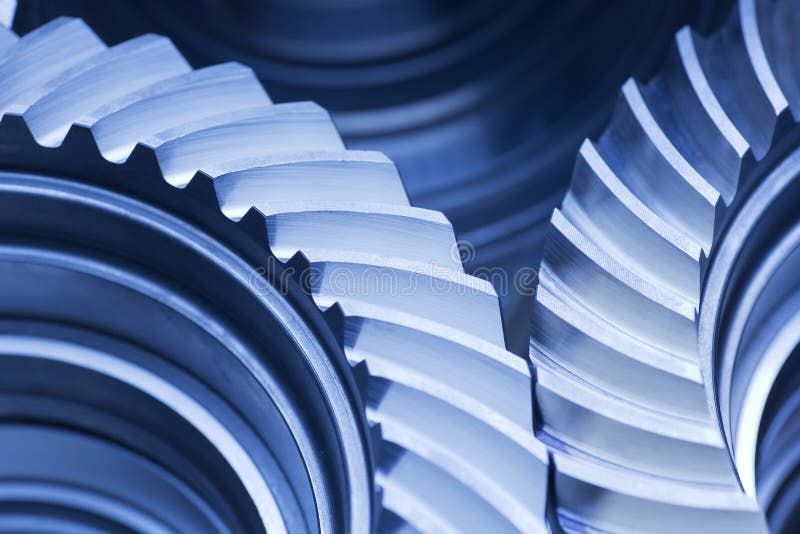 Close-up of Cog Wheels in an Engine or Machine Stock Image - Image of ...