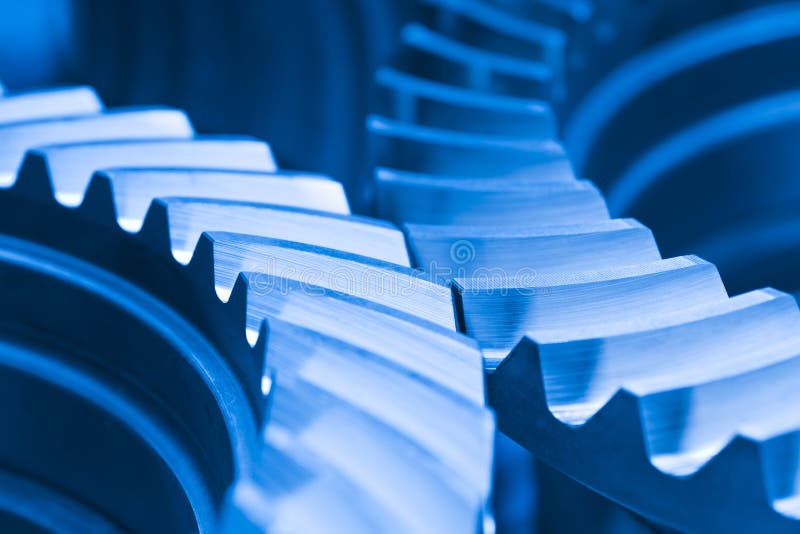 Close-up of Cog Wheels in an Engine or Machine Stock Image - Image of ...