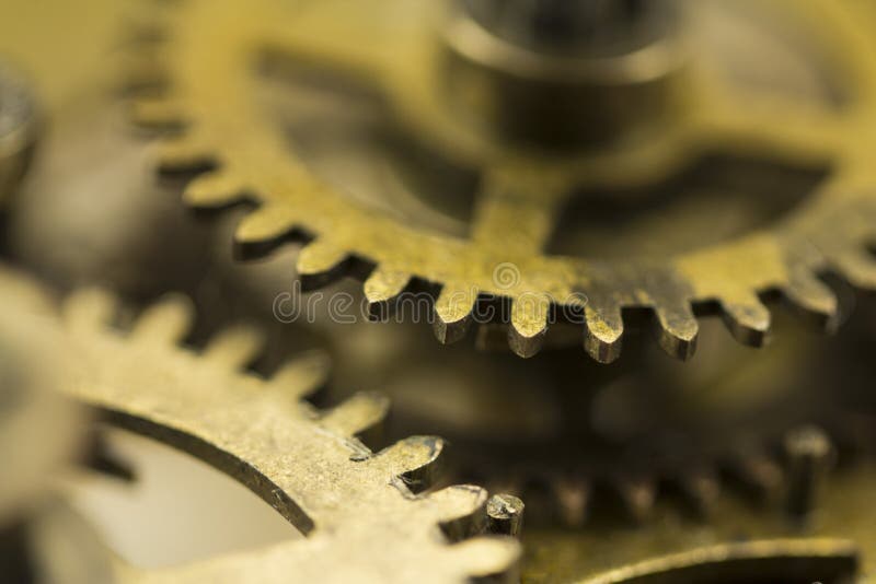 Close Up of Cogs Inside a Clock Stock Photo - Image of cogs, industry ...