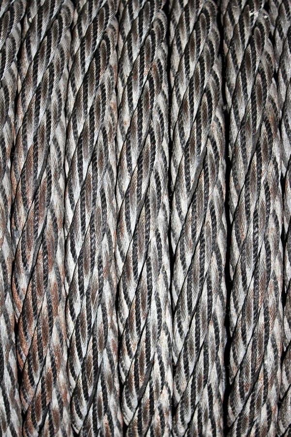 Close Up of Coiled Rope stock photo. Image of coiled - 37657566
