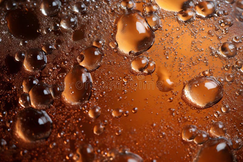 A Close-up of a Cold Beverage with Condensation Stock Illustration ...