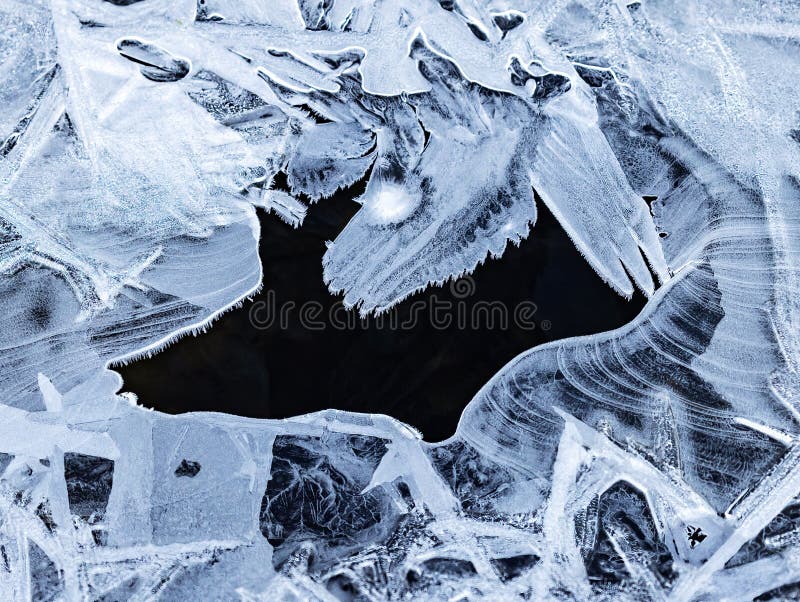 Frosty ice pattern stock photo. Image of blue, natural - 263177738