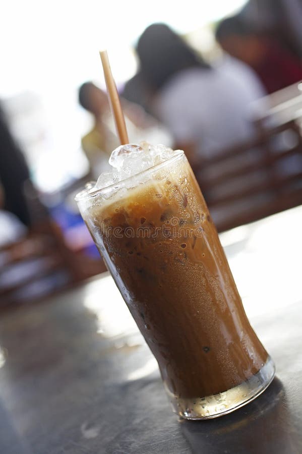 Close up cold latte stock photo. Image of latte, coffee - 42561726