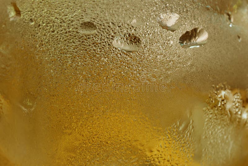 Close-up Cold Steam on Beer Glass. it`s Cold. Stock Image - Image of ...