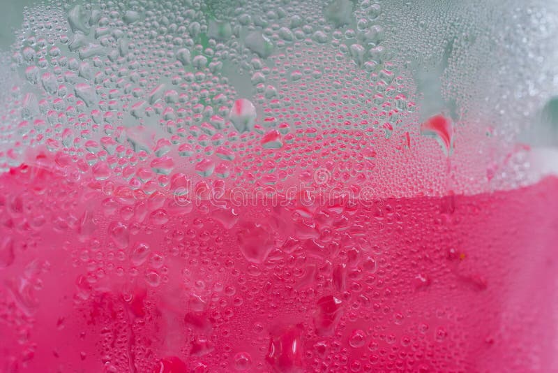 Close-up of Cold Steam on a Glass of Water Stock Image - Image of white ...
