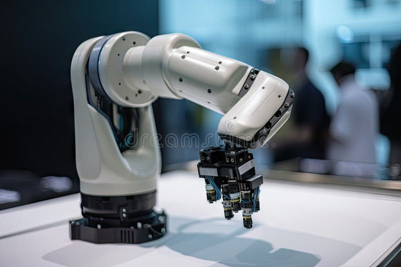 Close-up of Collaborative Robot S Arm, with Its Delicate Fingers ...