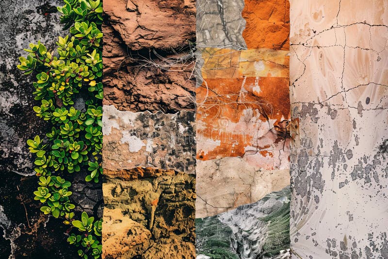A Collage of Earths Textures: a Visual Exploration of Natural Patterns ...