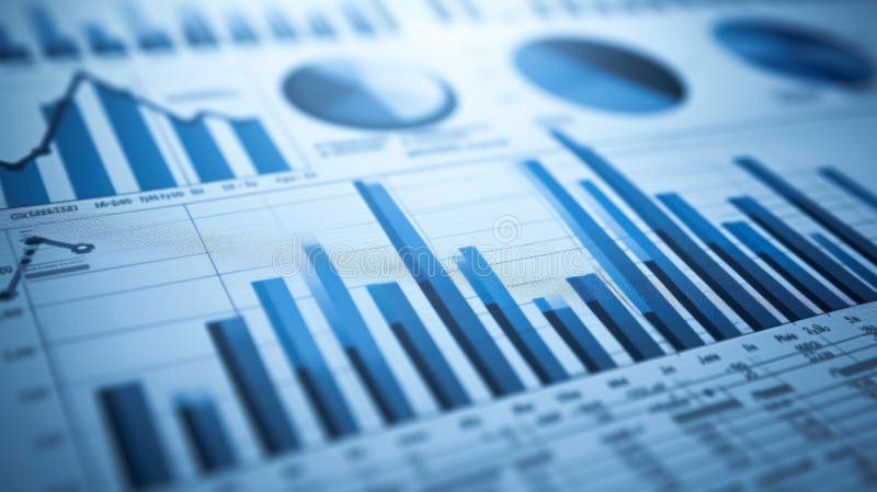 Close-up of a Collection of Business Documents with Various Types of ...