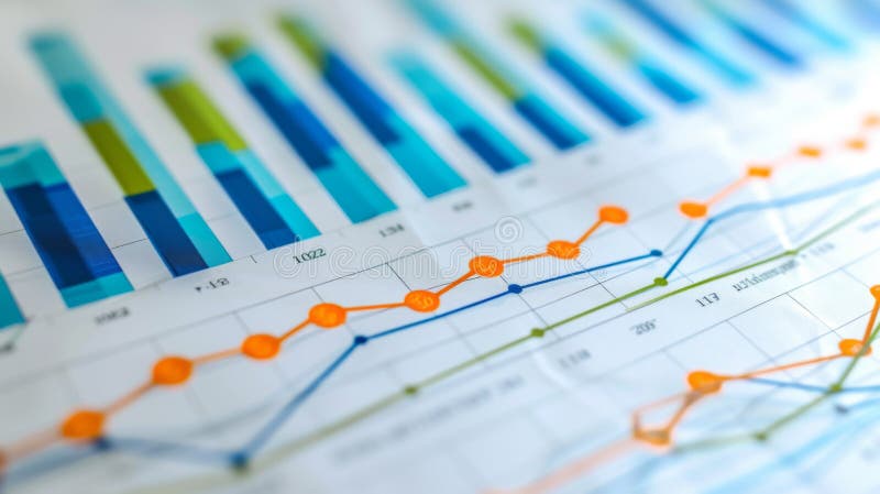 Close-up of a Collection of Business Documents with Various Types of ...