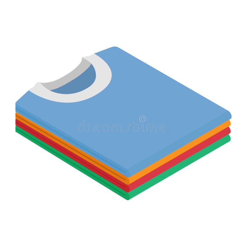 Folded T Shirts Stock Illustrations – 296 Folded T Shirts Stock ...