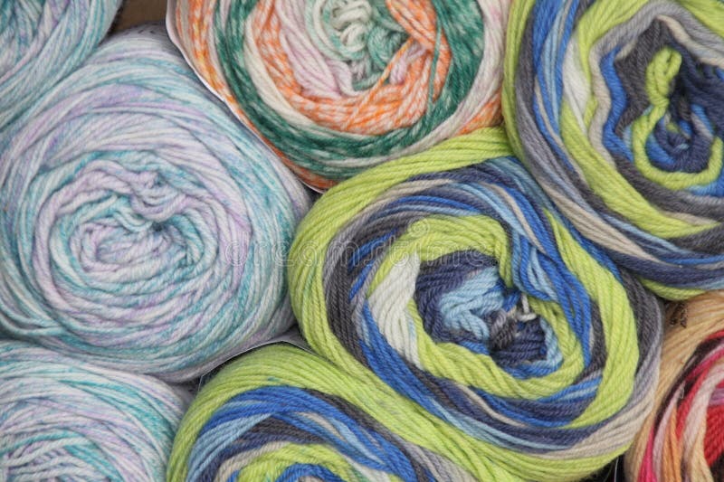 Close-up of Colored Wool Balls, Graphic, Backgrounds Stock Photo ...