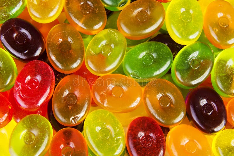 Close Up on Colorful Boiled Sweets. Stock Image - Image of colour, copy ...