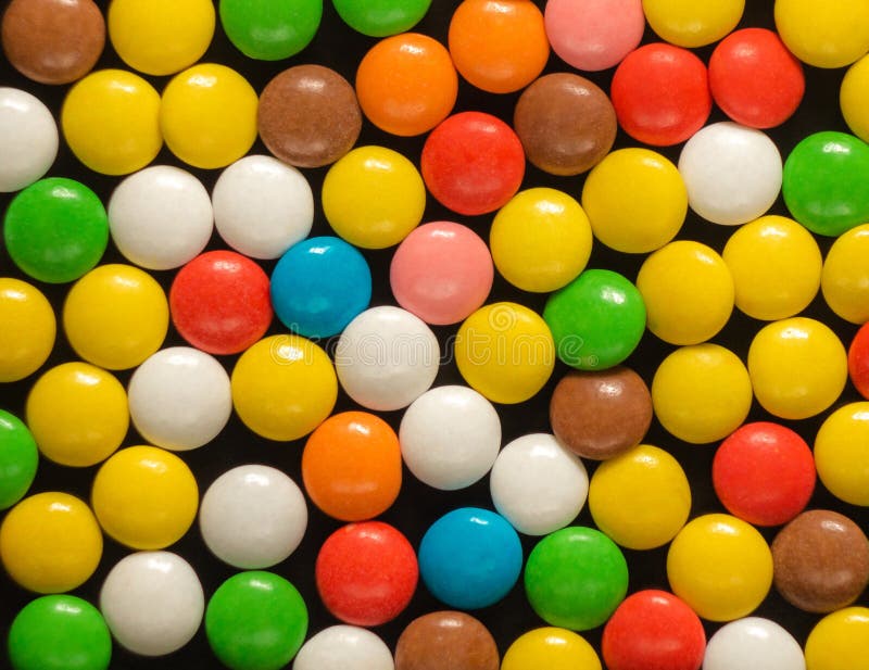 Close-up of Colorful Chocolate Sweet Candies Backdrop Texture Stock ...