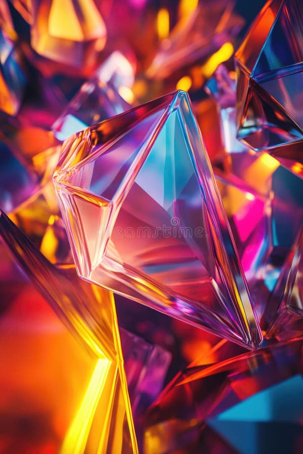 Colorful ice crystals stock image. Image of polarised - 11482679