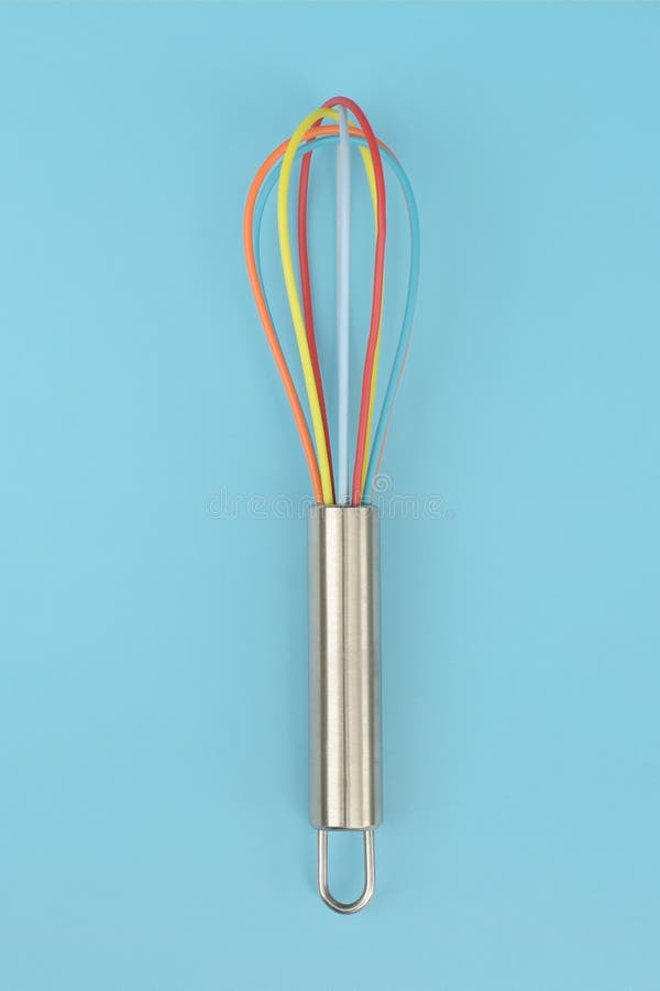 Close Up of Colorful Kitchen Whisk Stock Image - Image of kitchenware ...