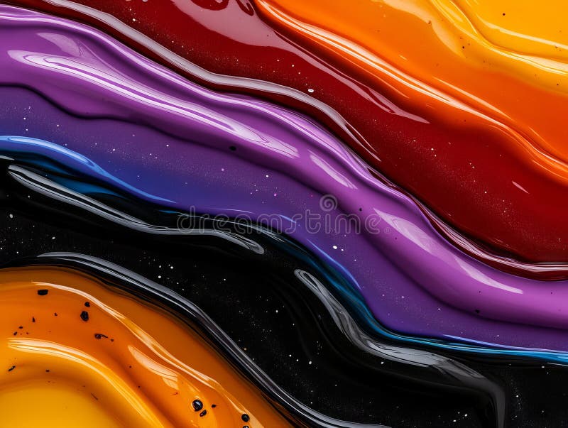 Colorful Liquid Splashing into the Air on White Background. Generative ...