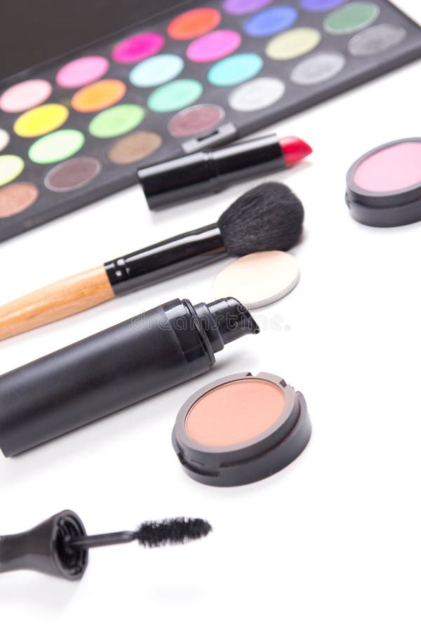 Set of make up products stock photo. Image of health - 19755494