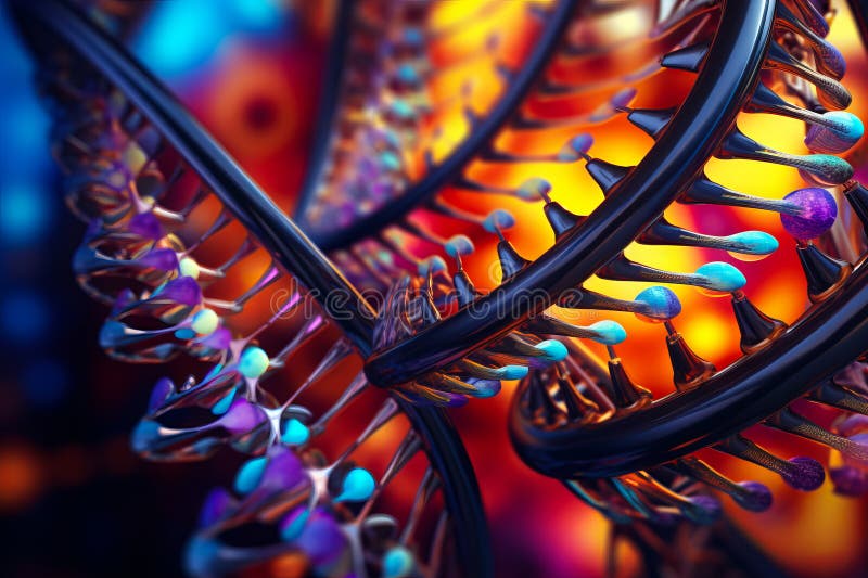 Close Up of Colorful Object with Many Strings and Beads. Generative AI ...