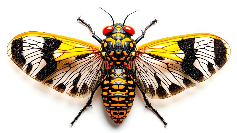 A Close Up of a Moth on a White Background Stock Photo - Image of ...