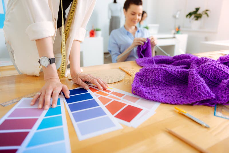 Close Up of Colorful Patterns that Lying on the Table Stock Photo ...