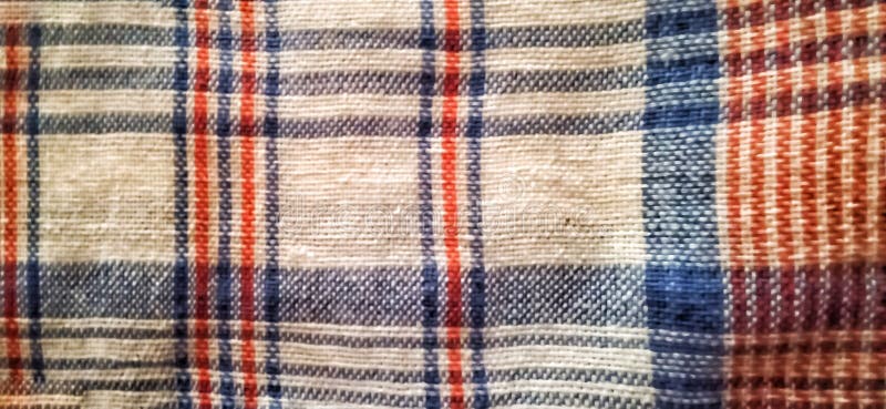 Close Up Colorful Plaid Fabric Texture Background Stock Photo - Image ...