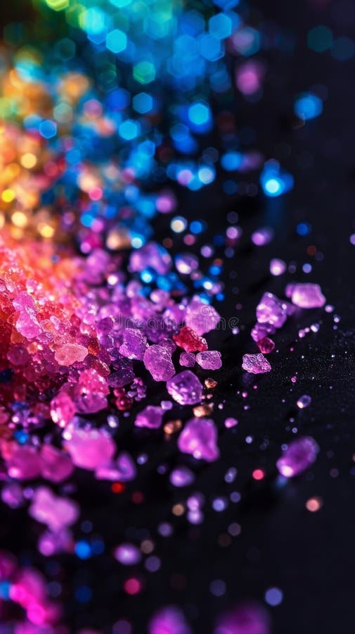 Close-up of Colorful Sparkling Crystals Stock Photo - Image of ... Close-up of Colorful Sparkling Crystals Stock Photo - Image of ...