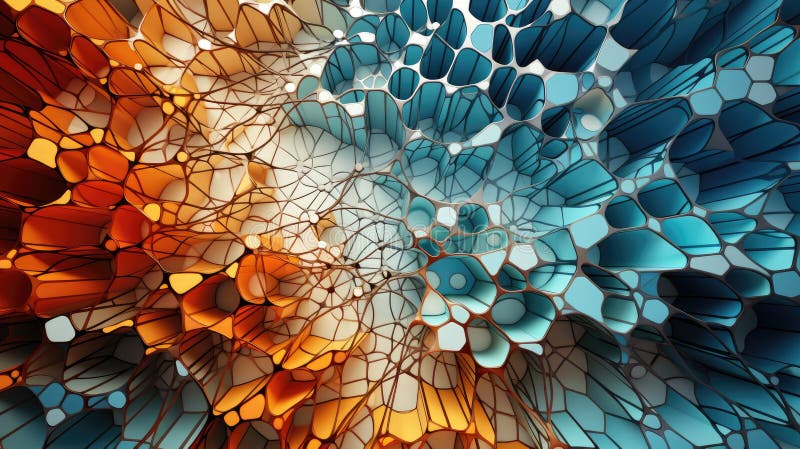 A Close Up of a Colorful Structure Stock Illustration - Illustration of ...