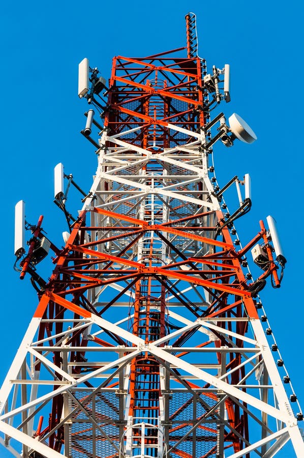 Communication tower ladder stock image. Image of satellite - 39099301