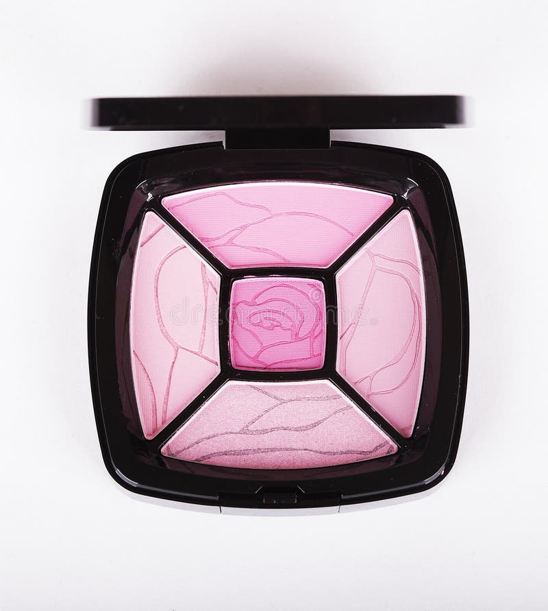 Compact Eyeshadow Palette. Pink Tones Stock Image - Image of ...