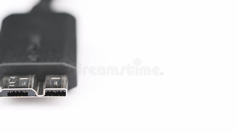 Close Up Comparison of USB Type a Type B Type C Mini Micro USB ...