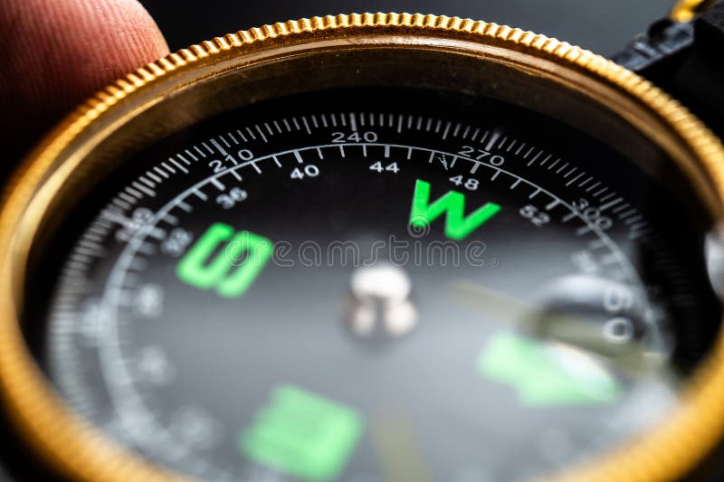Navigational Compass Coordinates Adventure Exploration Tools Stock ...
