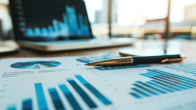 Close-up of Compensation Benchmarking Reports with Salary Stock ...