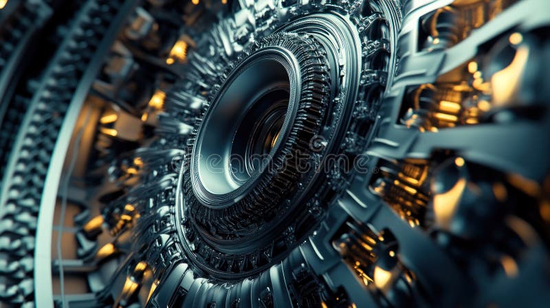 Close-up of a Complex and Detailed Machine S Inner Workings Stock ...