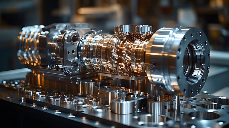 Precision Engineered Metal Gear System Close Up Stock Photos - Free ...