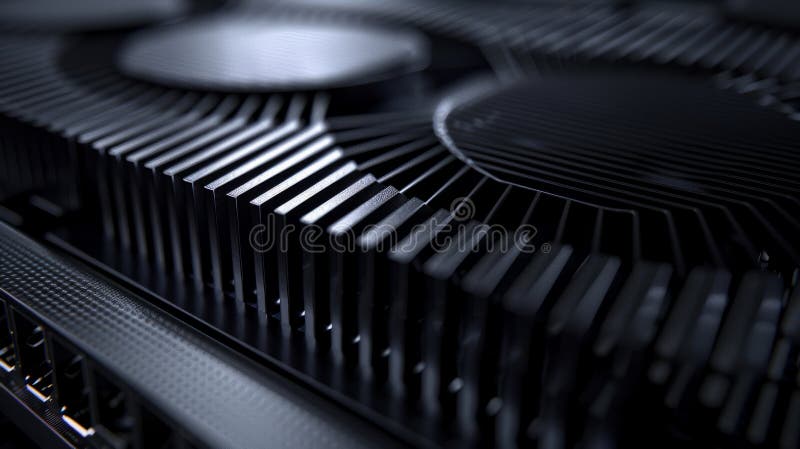 Computer CPU Cooling Radiator Motherboard Close-up Stock Image - Image ...