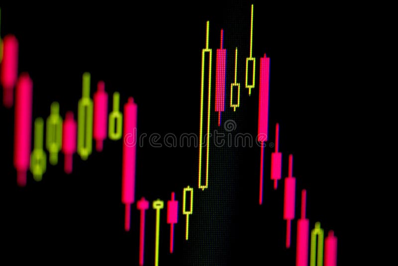 Close up of computer graph stock image. Image of economic - 114835157