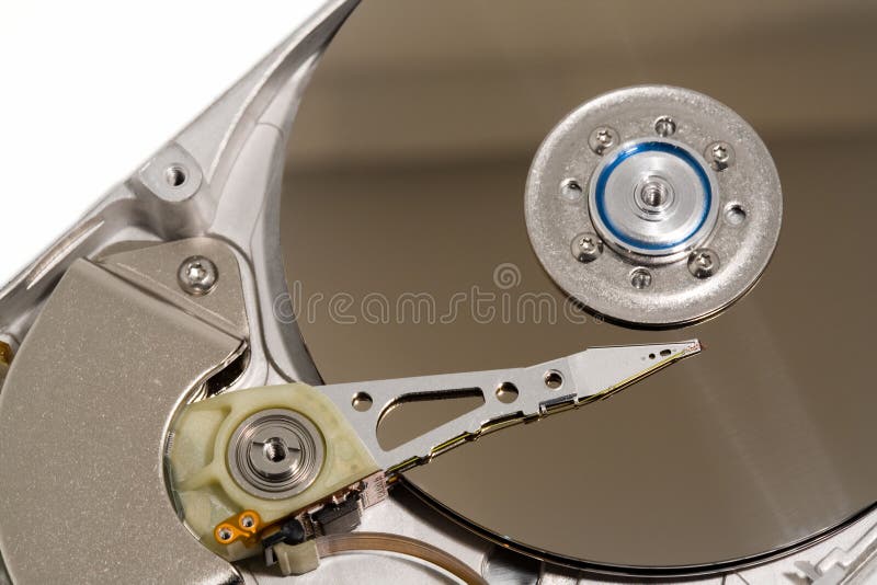 Close Up of a Computer Hard Drive Internal Stock Photo - Image of ...