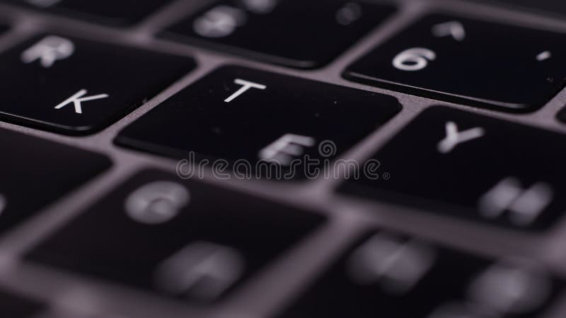 Close Up of Computer Keyboard Buttons. Action Stock Image - Image of ...