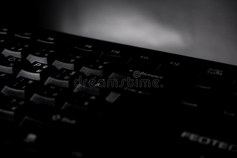 Close Up of Computer Keyboard Graphics for Illustrations Stock Image ...