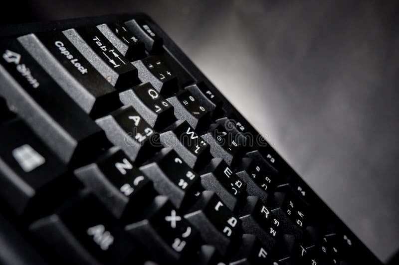 Close Up of Computer Keyboard Graphics for Illustrations Stock Photo ...