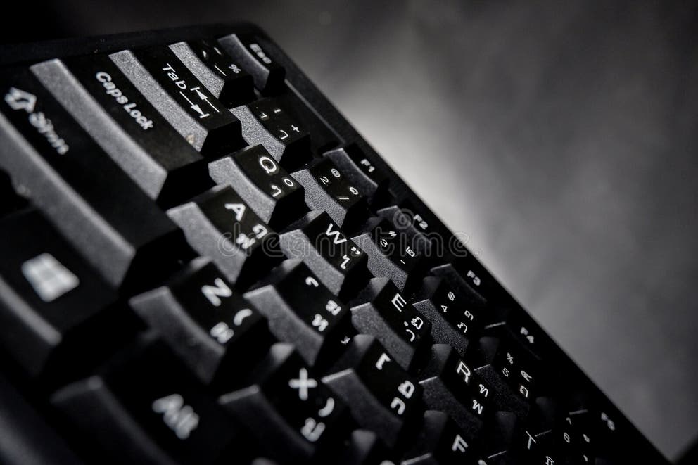 Close Up of Computer Keyboard Graphics for Illustrations Stock Photo ...