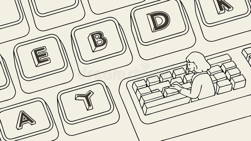 Close-up of Computer Keyboard, Technology and Digital Communication ...