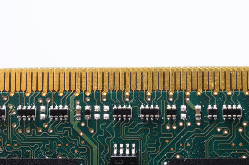Close Up of Computer Memory Stock Photo - Image of parts, detail: 58380932
