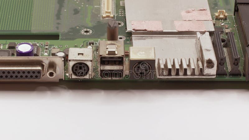 Close Up of a Computer Motherboard Stock Footage - Video of vehicle ...