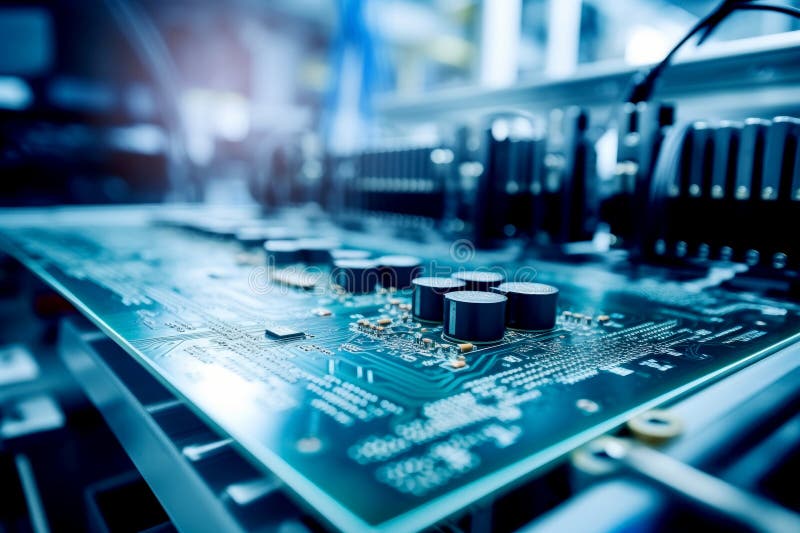 Close Up of Computer Motherboard, Detailed View of Essential Hardware ...