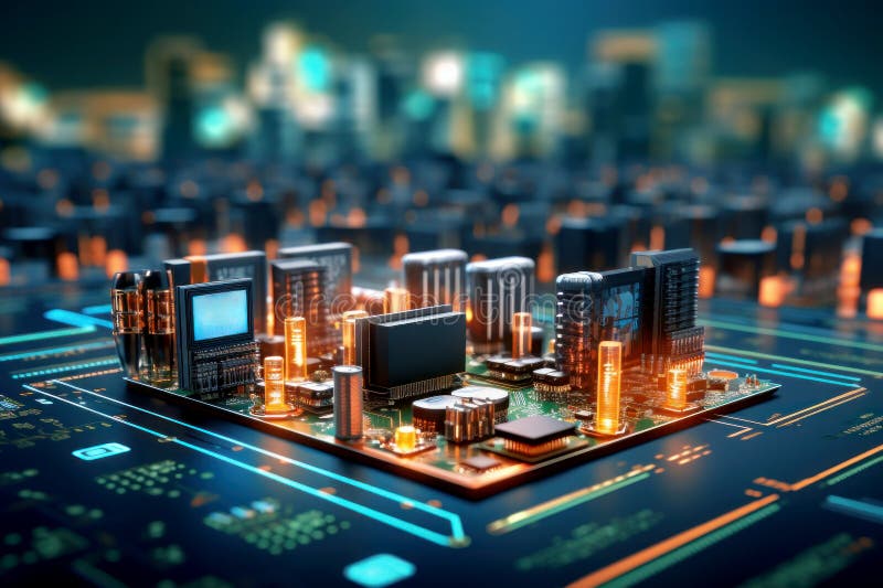 Close Up of Computer Motherboard, Detailed View of Essential Hardware ...