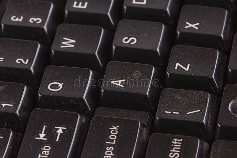 Close Up of a Computer Pc Keyboard Stock Photo - Image of object ...